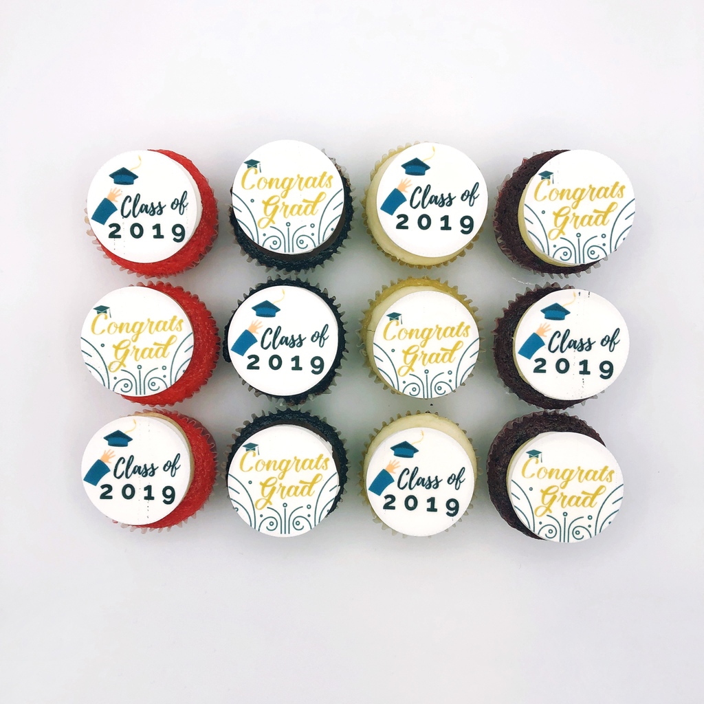 Graduation Mini Cupcakes